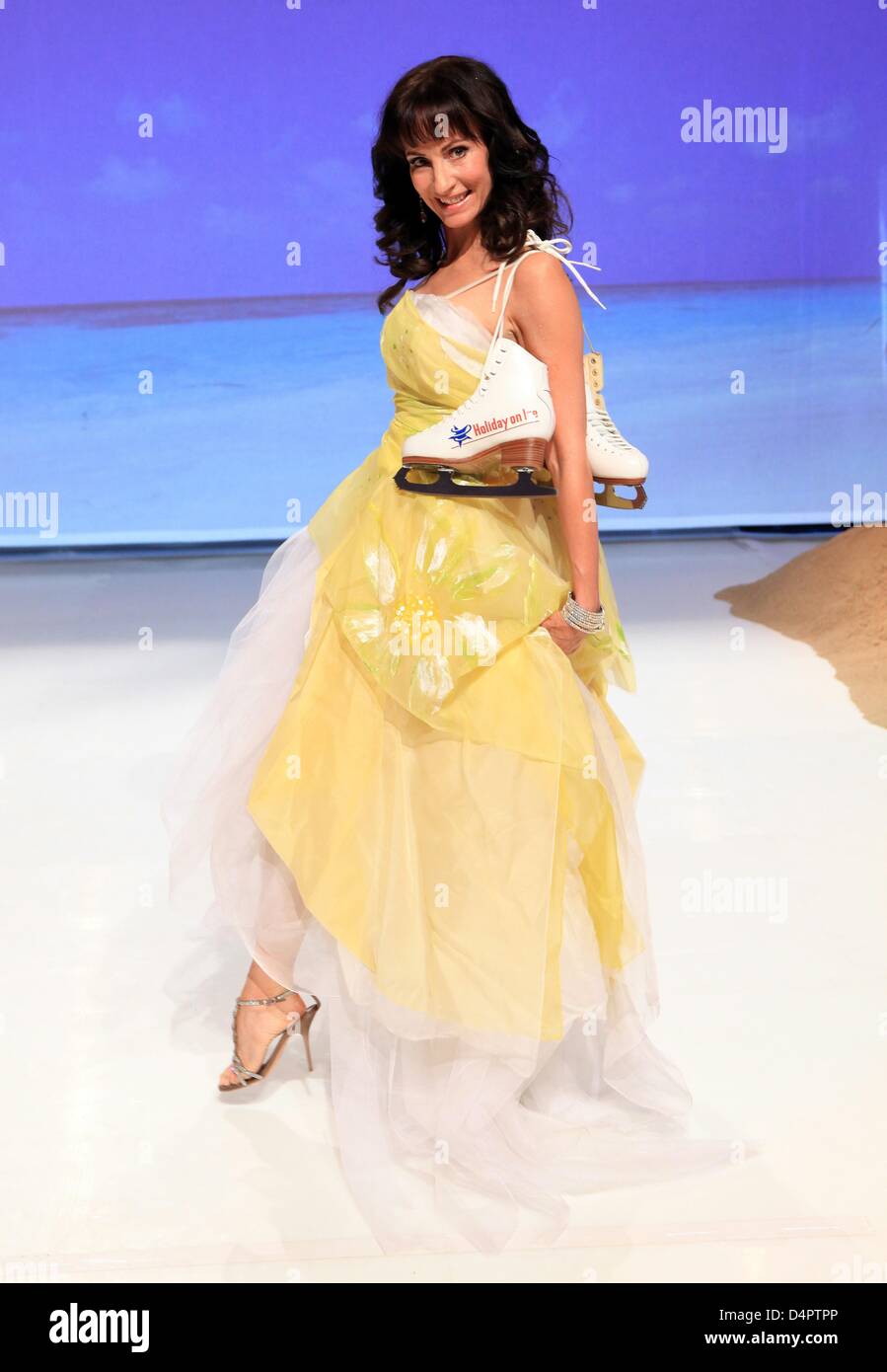 Canadian soprano Anna Maria Kaufmann poses during a promotional event ...
