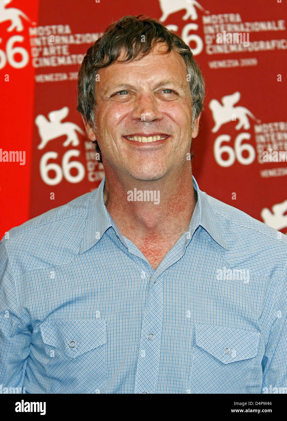 US Director Todd Haynes poses after the press conference for the movie ...