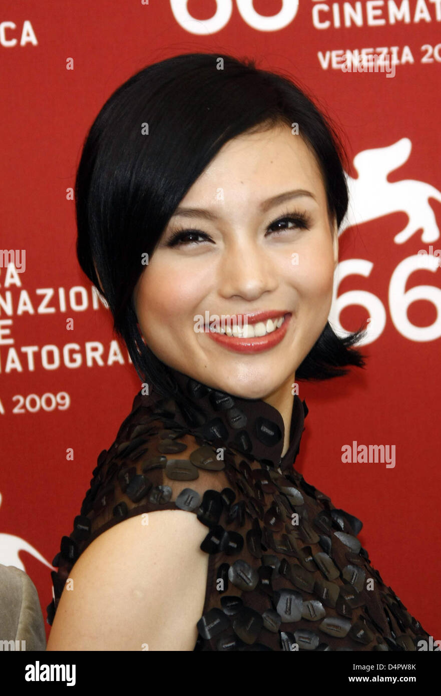 Actress Xuan Zhu poses after the press conference on the film ?Prince ...