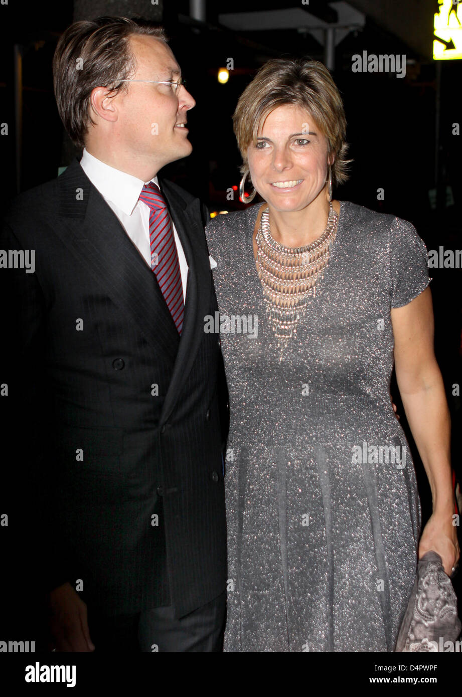 Princess Laurentien of the Netherlands (R) and Prince Constantijn of ...