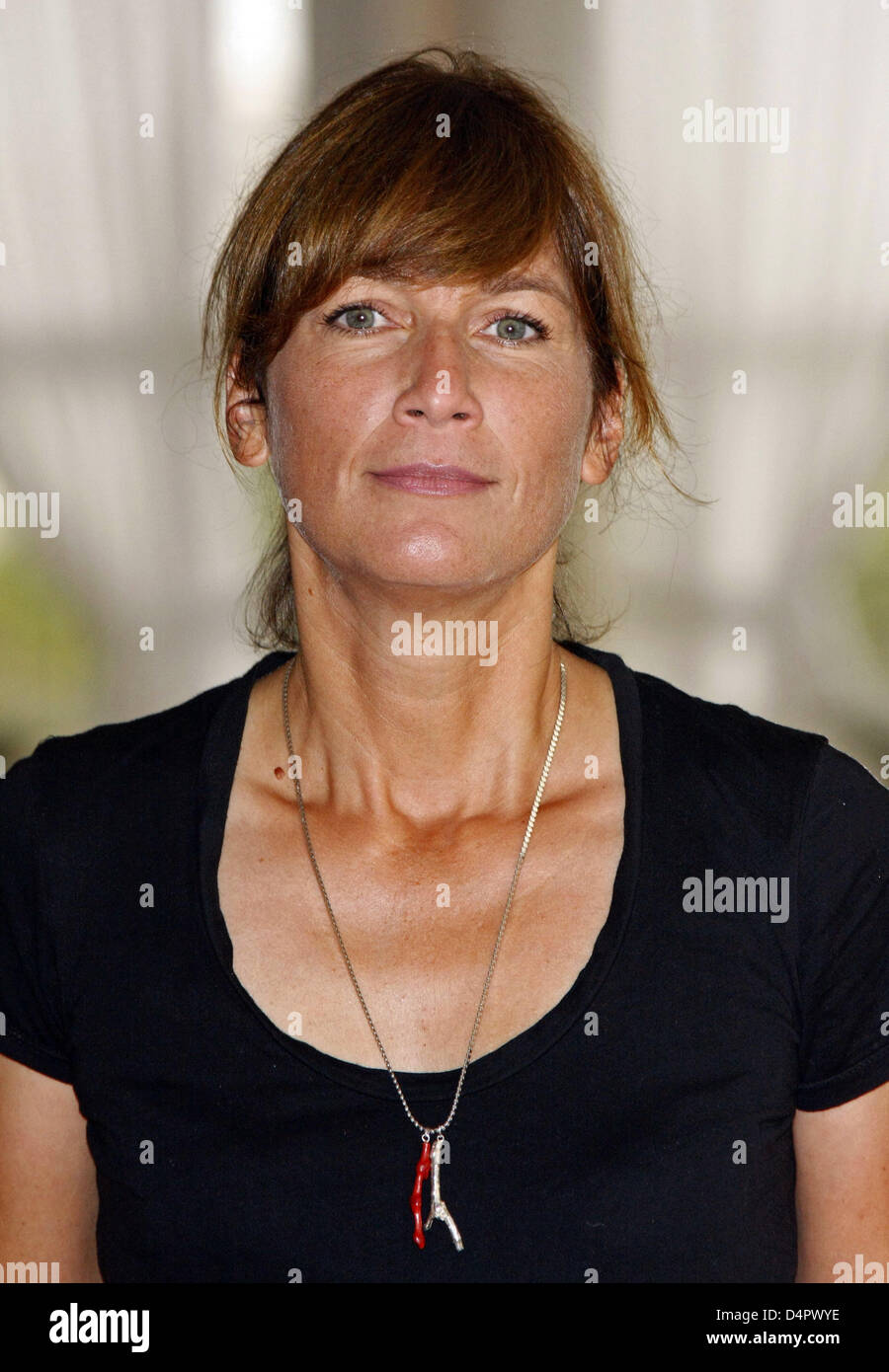 US actress Sherry Hormann poses during a photo call on her film ?Desert ...