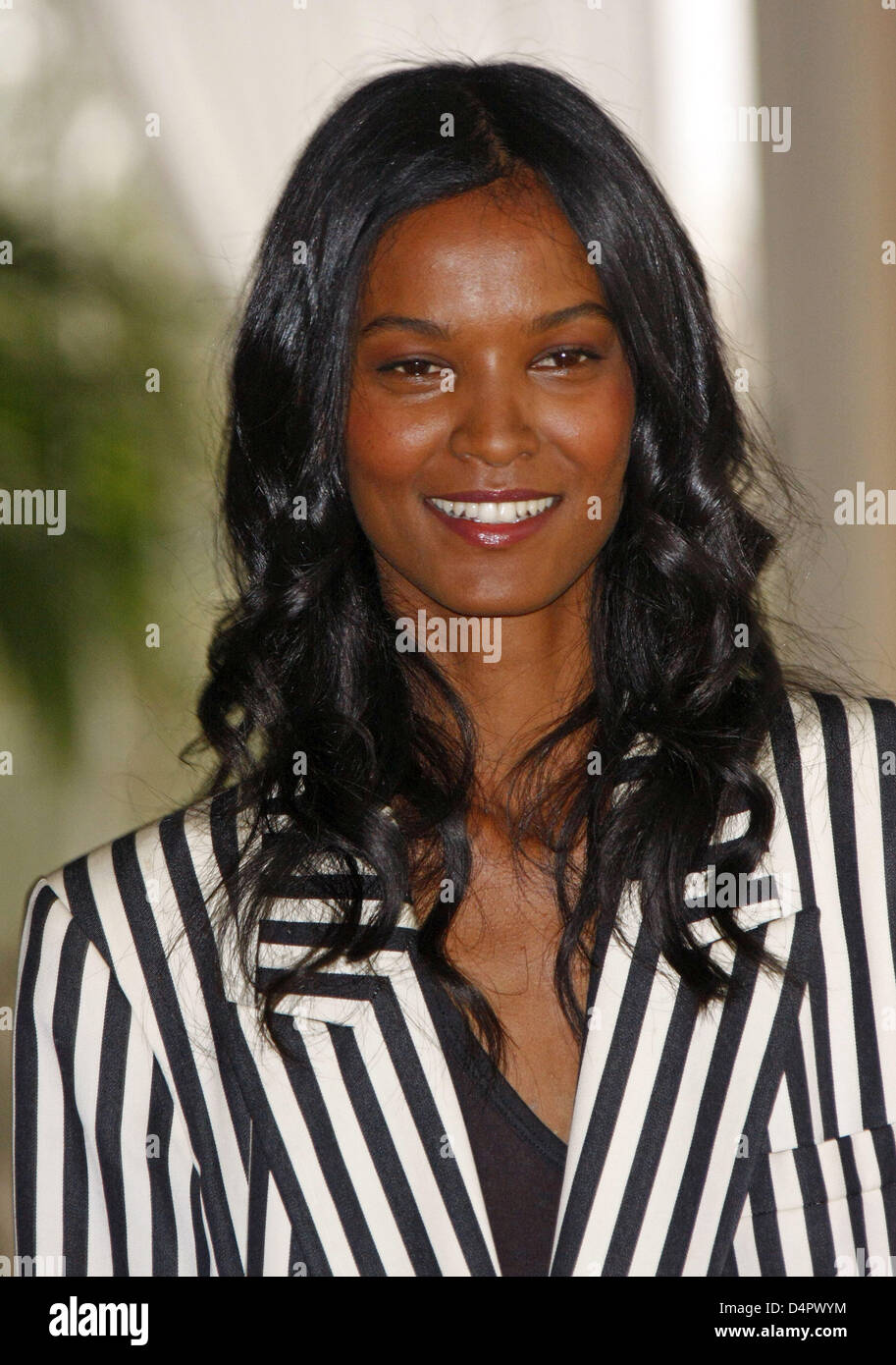 Ethiopian actress Liya Kebede poses during a photo call on her film ...