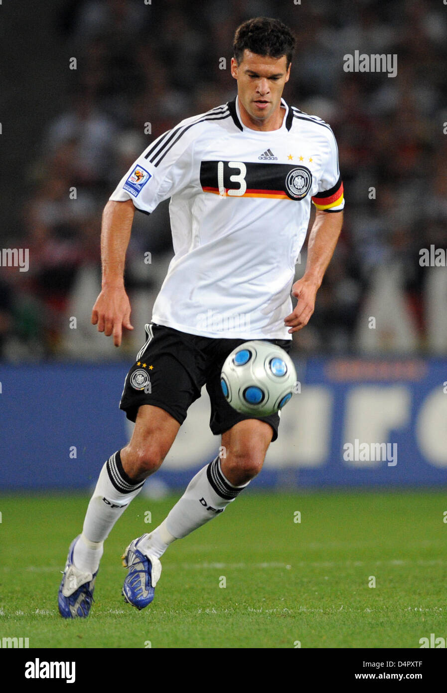 Germany?s Michael Ballack controls the ball during the World Cup ...
