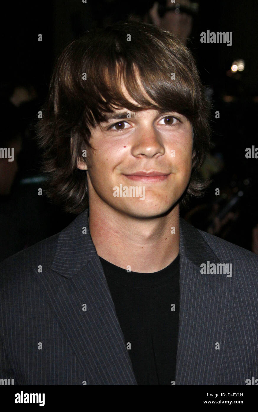 US actor Johnny Simmons arrives at the premiere of the movie ?Jennifer ...
