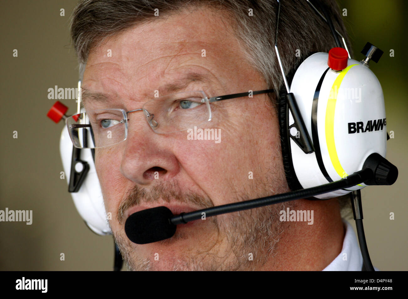 British Ross Brawn, team principal of Brawn GP, pictured during the ...
