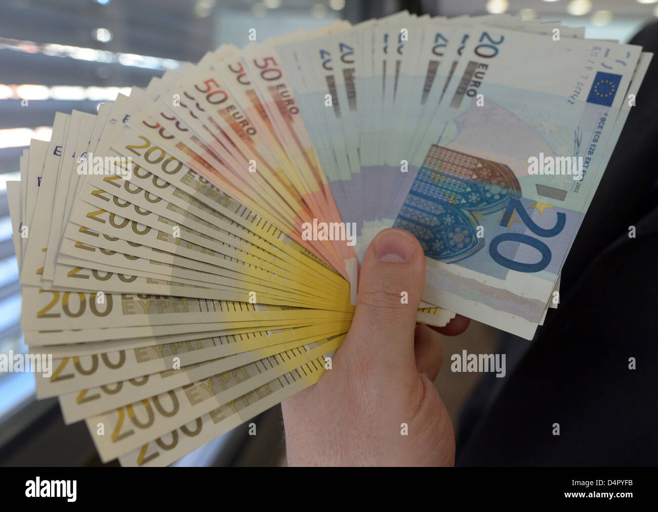 German bank notes hi-res stock photography and images - Alamy