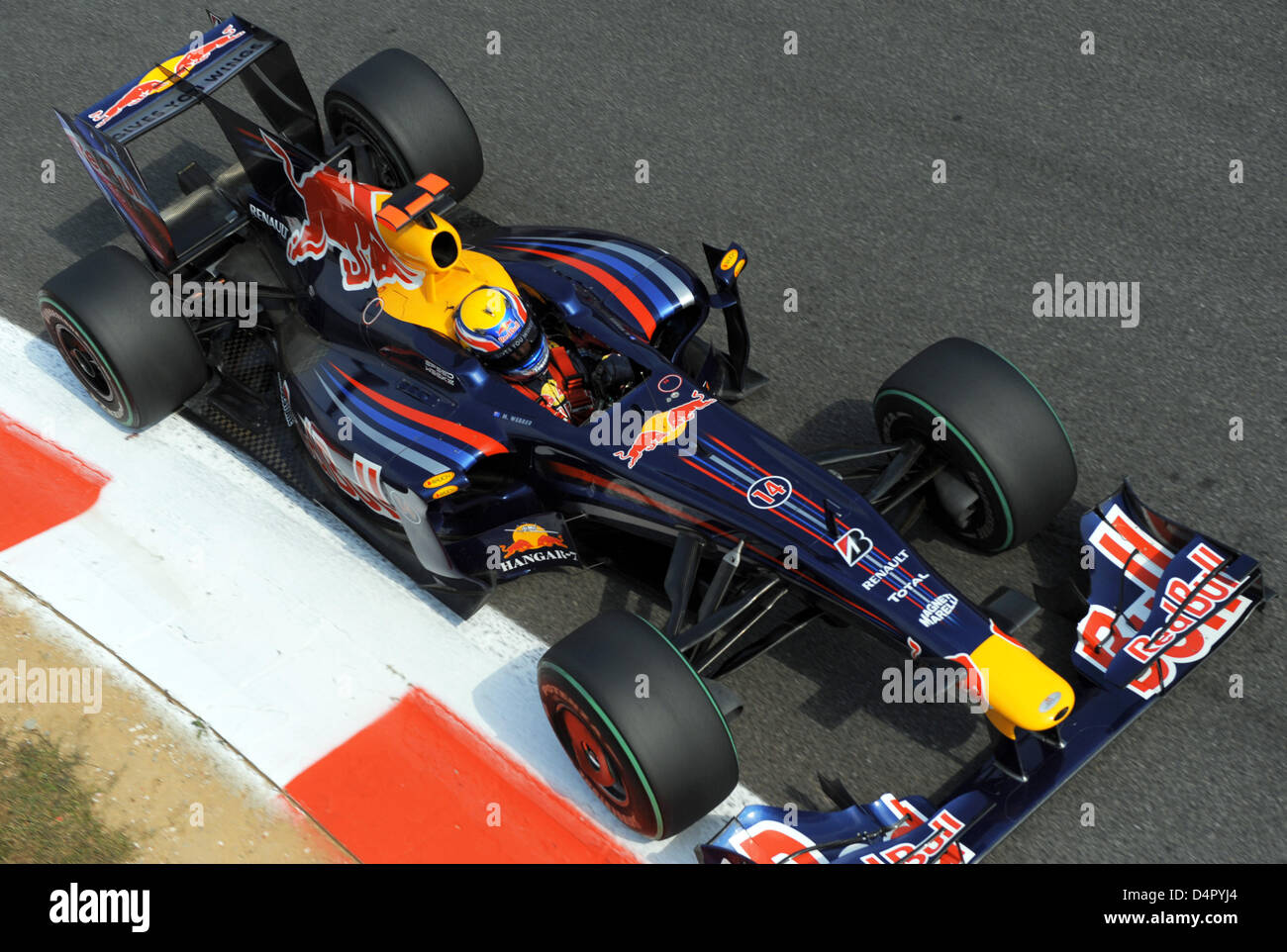 Australian Formula One driver Mark Webber of Red Bull Racing pictured ...