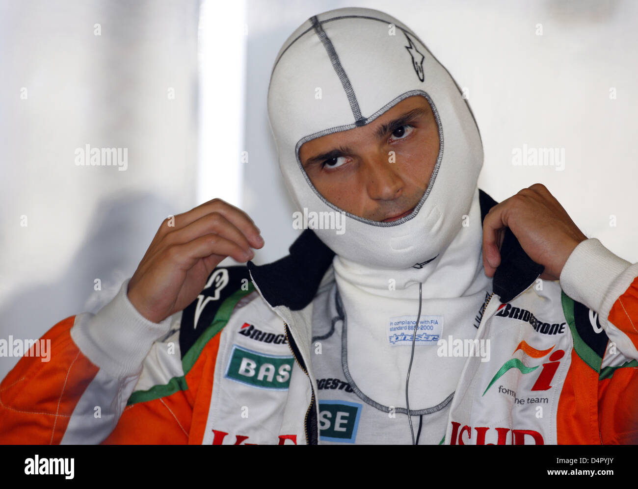 Italian Formula One driver Vitantonio Liuzzi of Force India pictured in ...