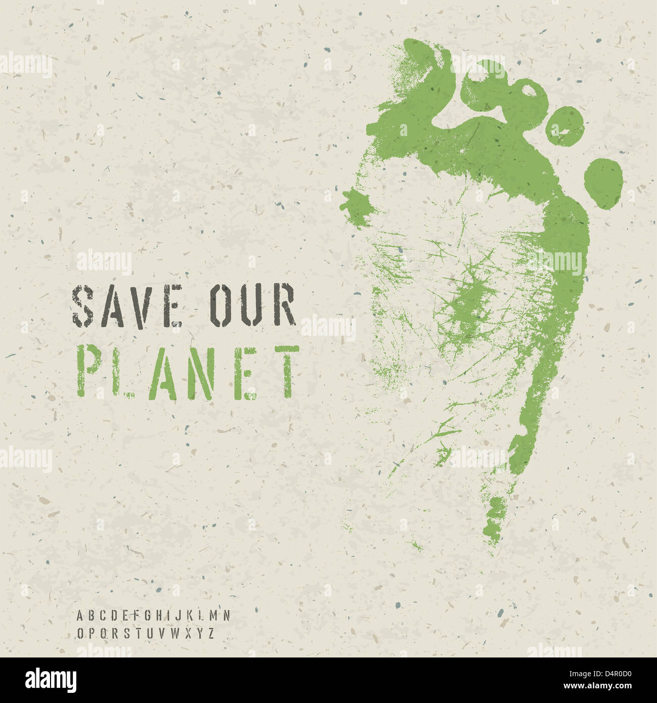 Save our planet poster Stock Photo - Alamy