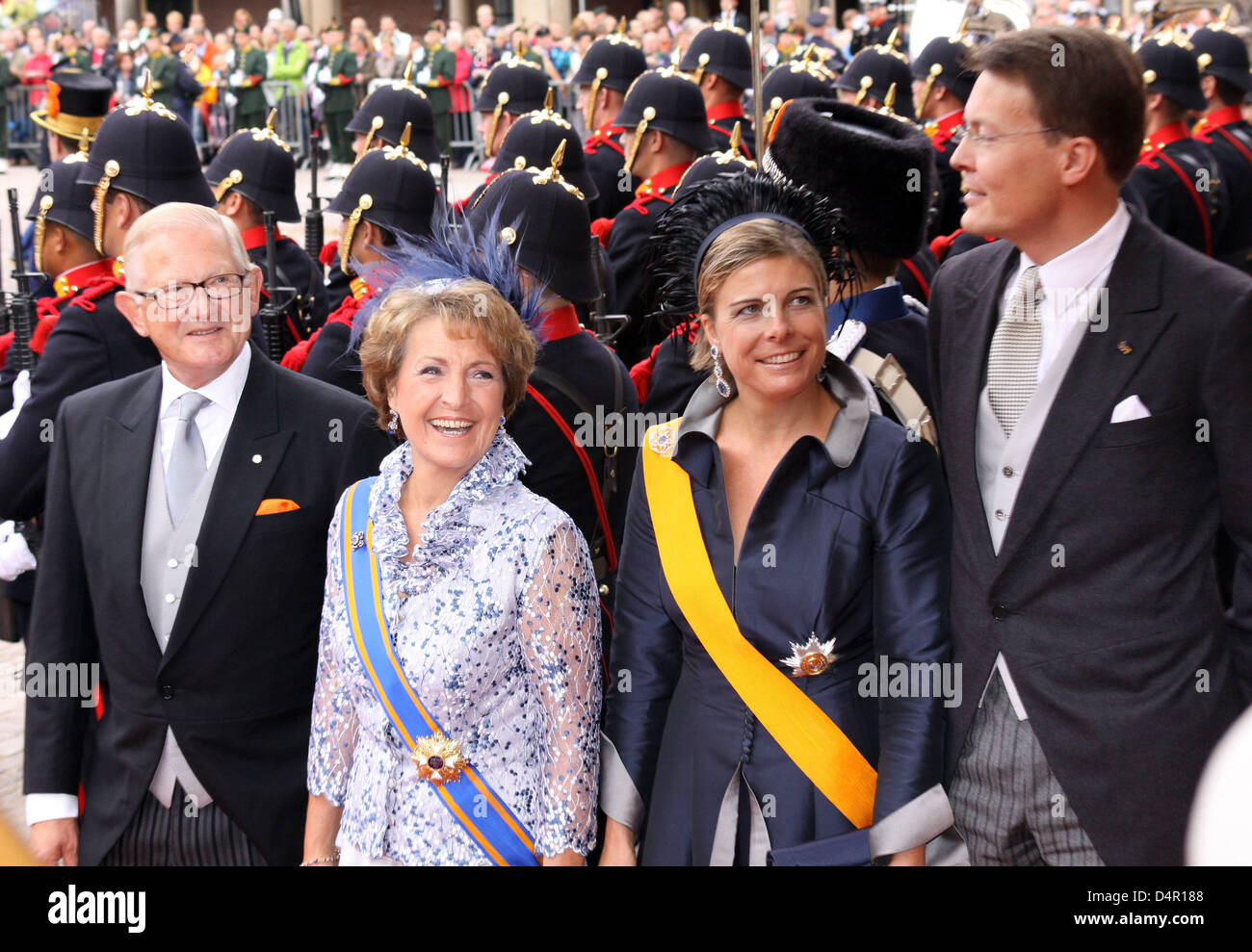 Pieter van Vollenhoven (L-R), Dutch Princess Margriet, Princess ...