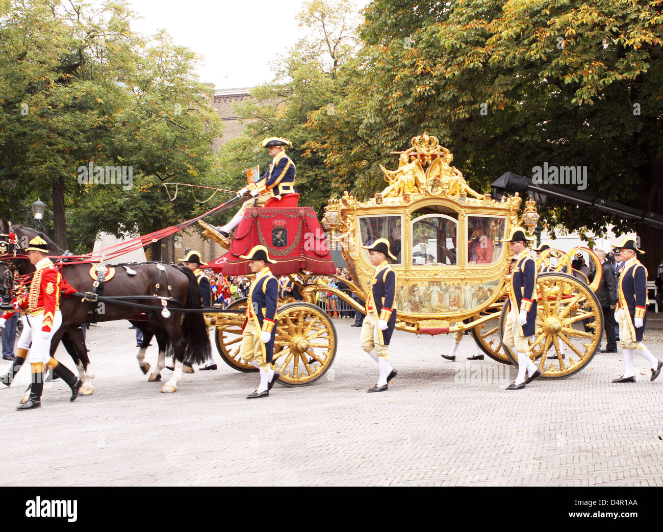 Dutch Queen Beatrix, Crown Prince Willem-Alexander and Crown Princess ...