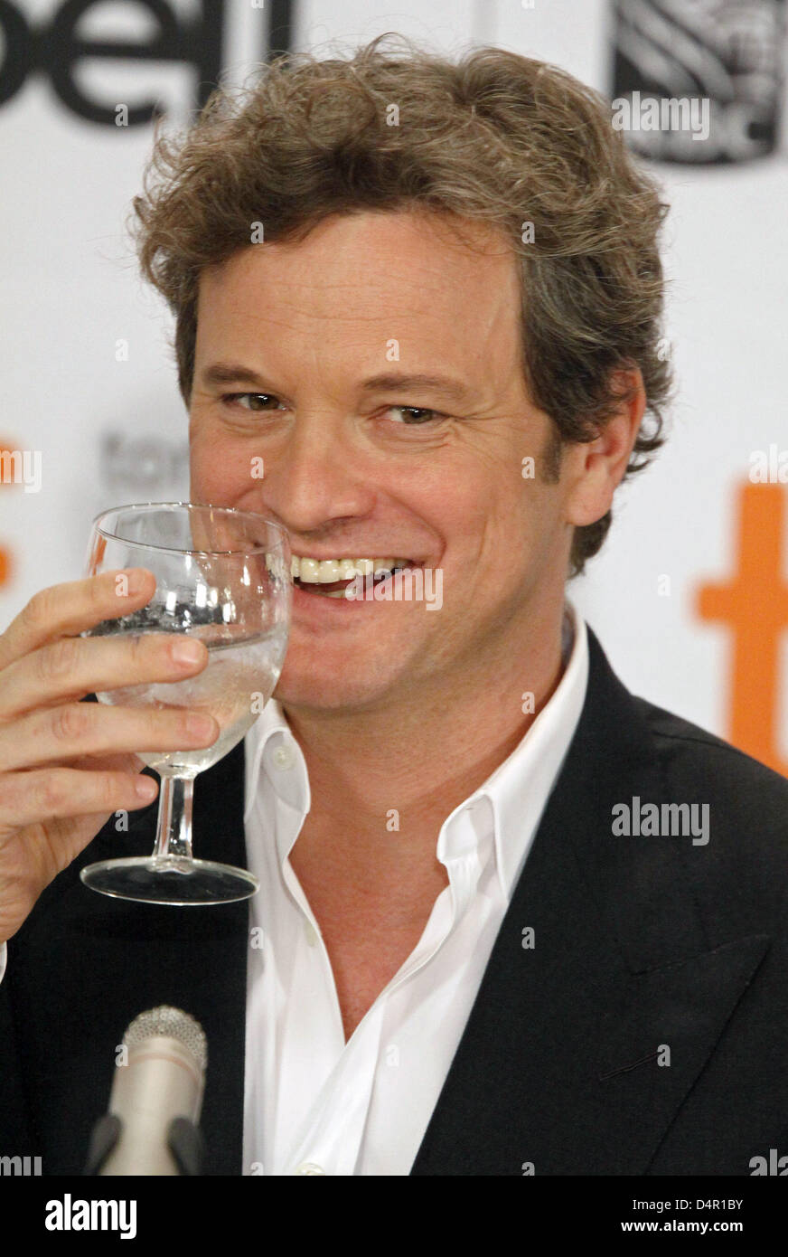 British actor Colin Firth attends the press conference for the film ?A ...