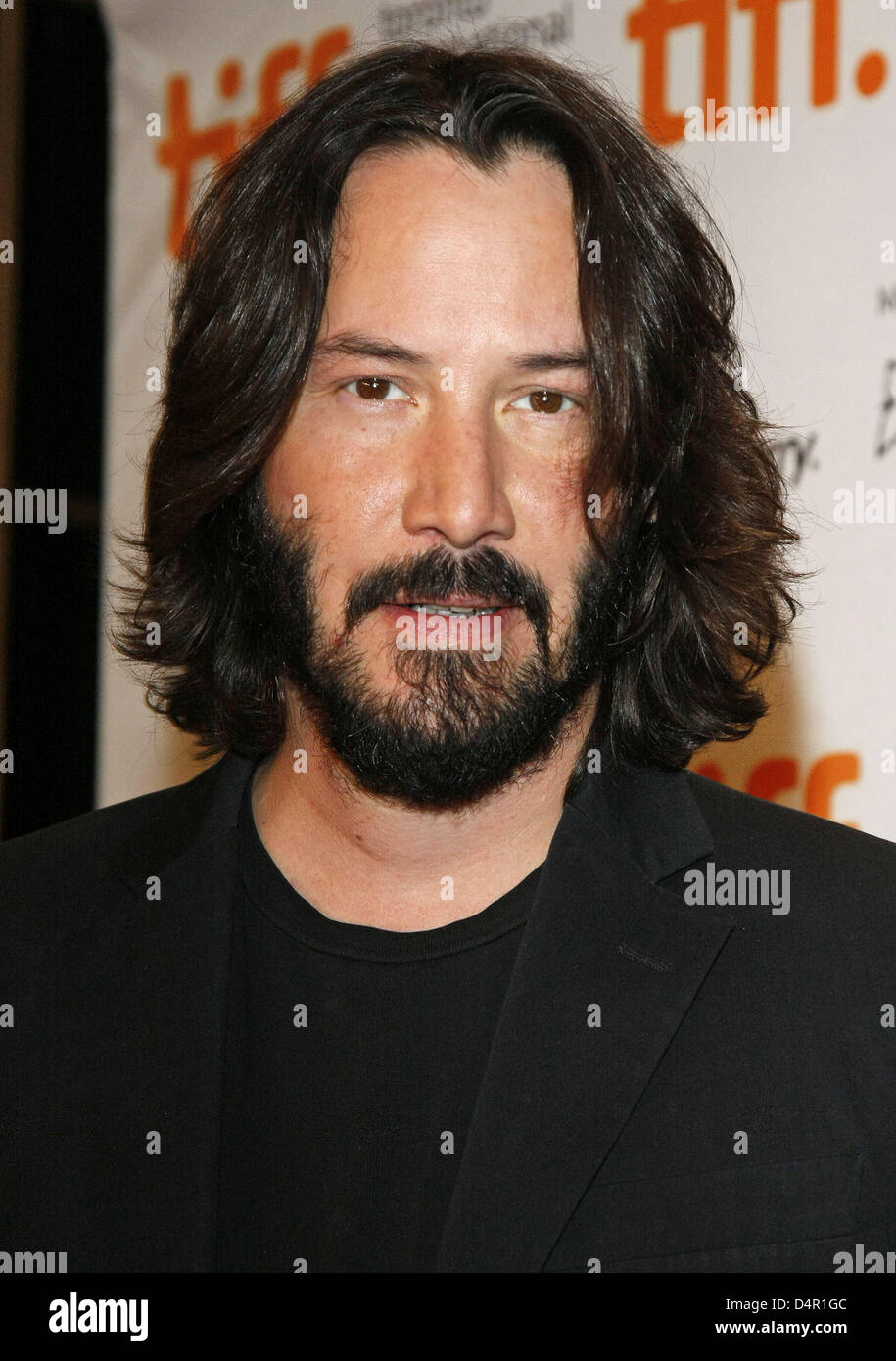 Canadian actor Keanu Reeves attends a press conference for the film ...