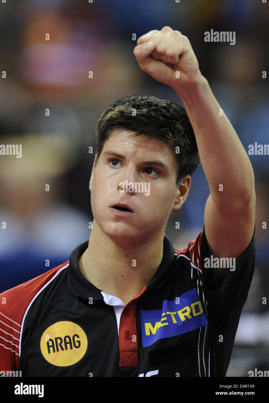 Germany?s Dimitrij Ovtcharov wins over Denmark?s Monrad during the ...