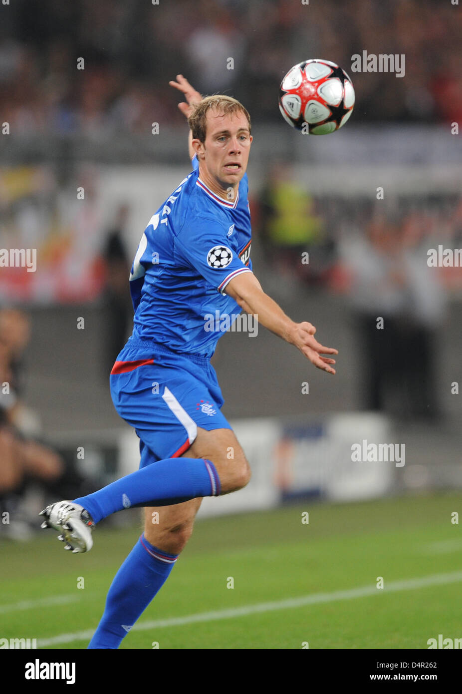 Glasgow?s Steven Whittaker shown in action during the UEFA Champions ...