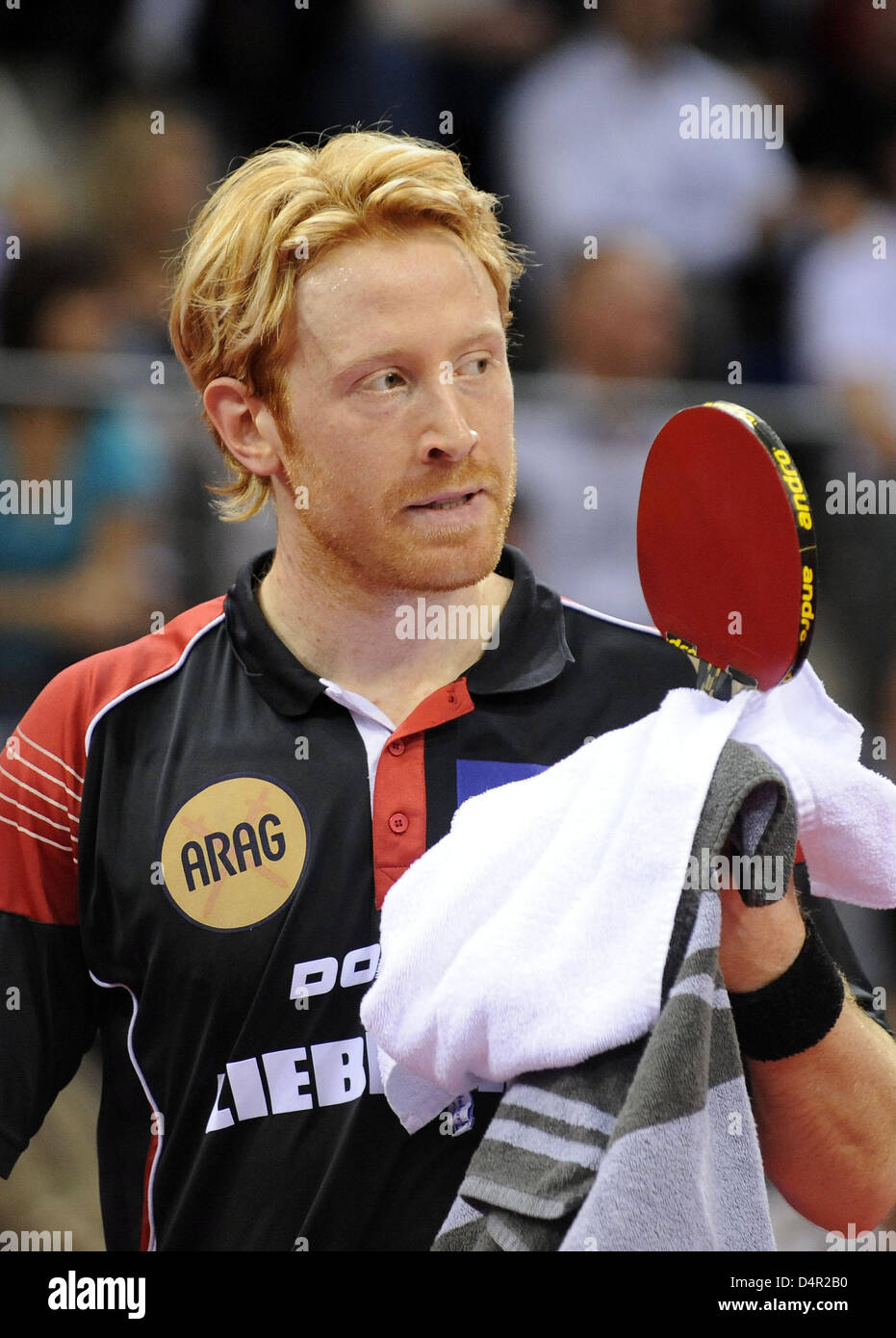 Germany?s Christian Suess pictured after losing against Karakasevic ...