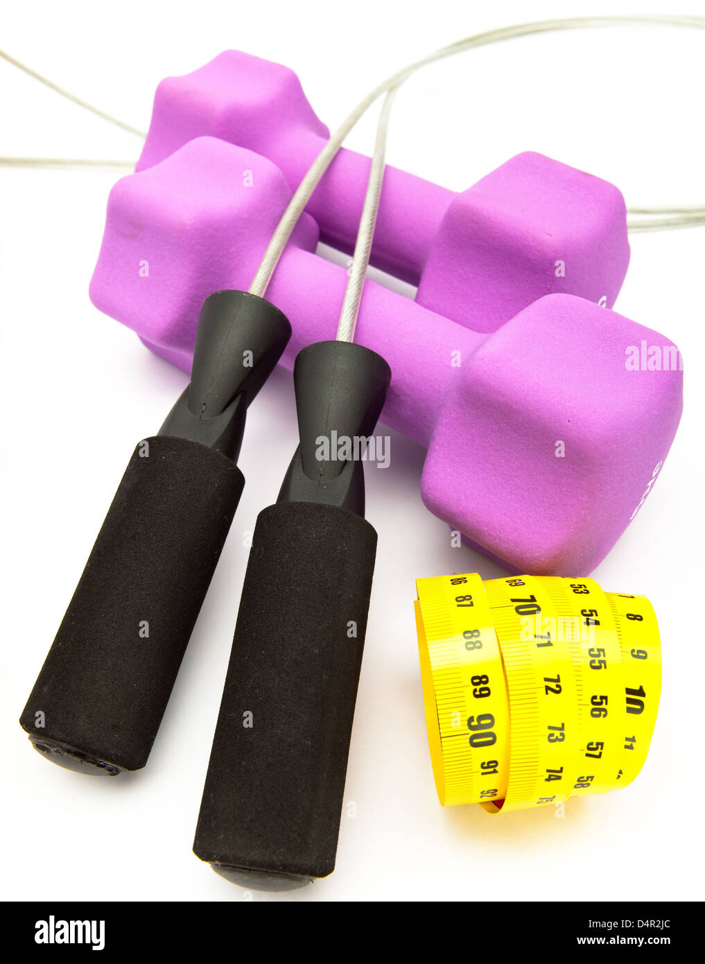 Skipping rope measuring tape hi-res stock photography and images - Alamy