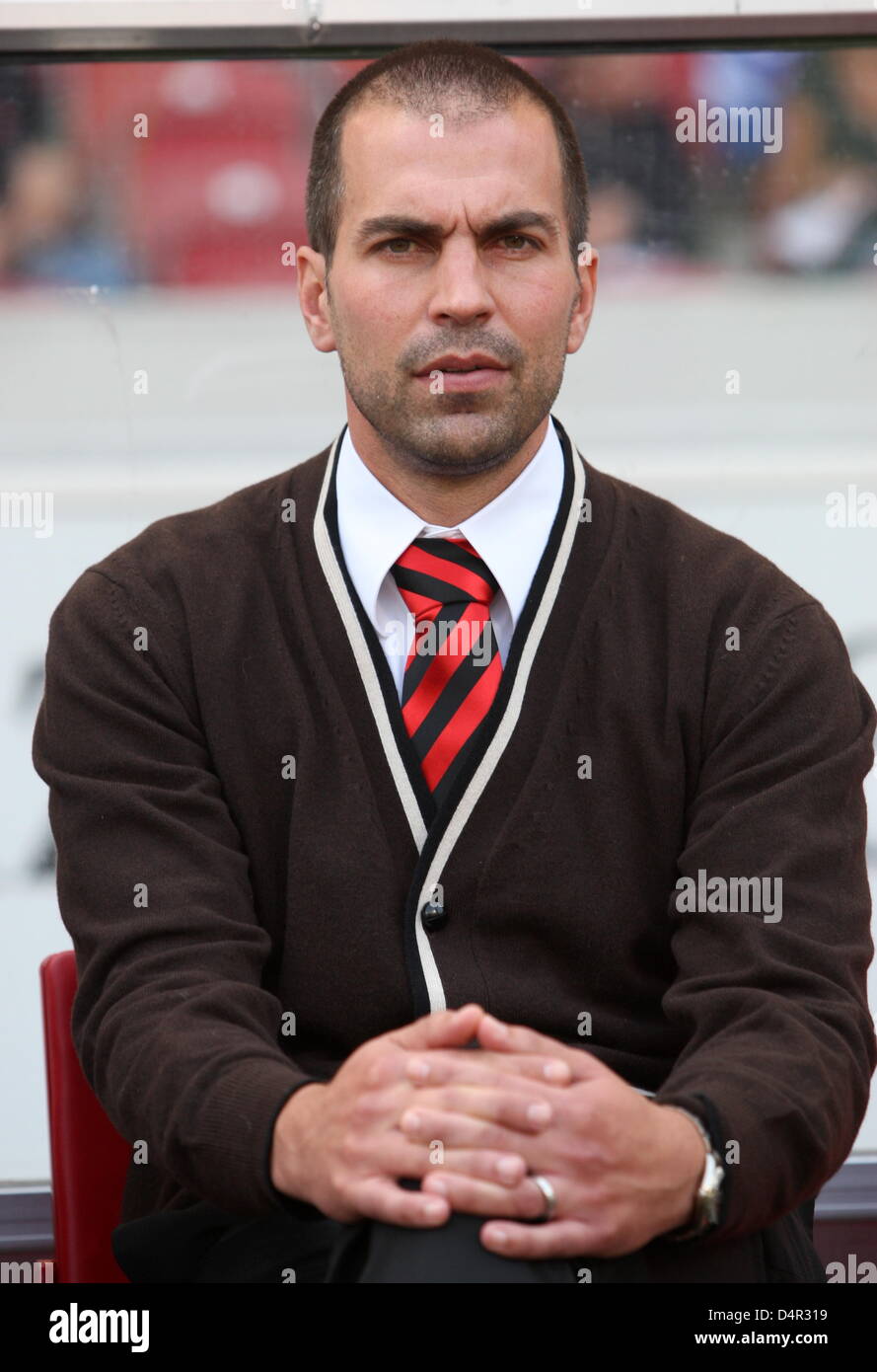 Stuttgart?s coach Markus Babbel during the match against Cologne at ...