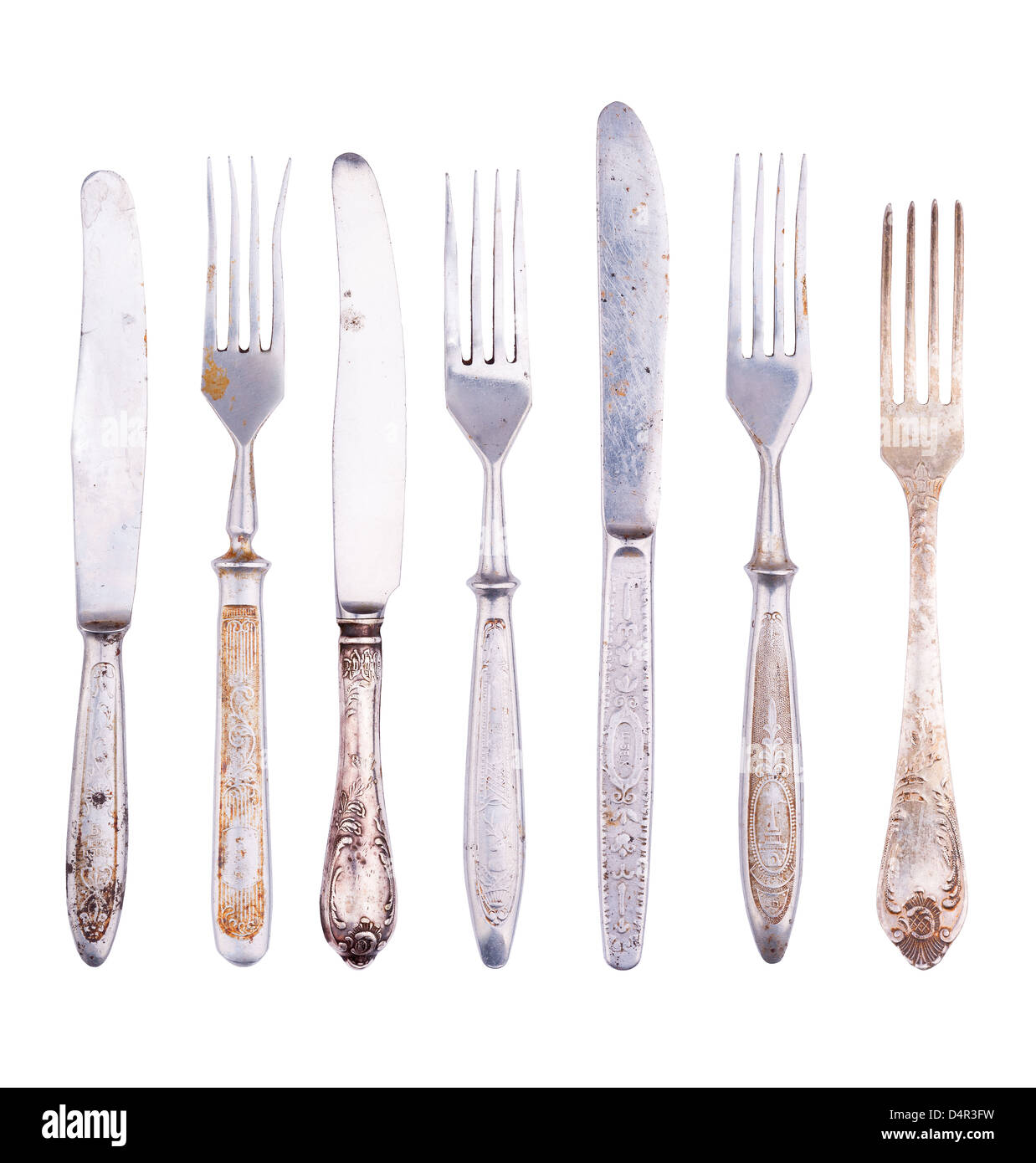 Cutlery pattern Cut Out Stock Images & Pictures - Alamy