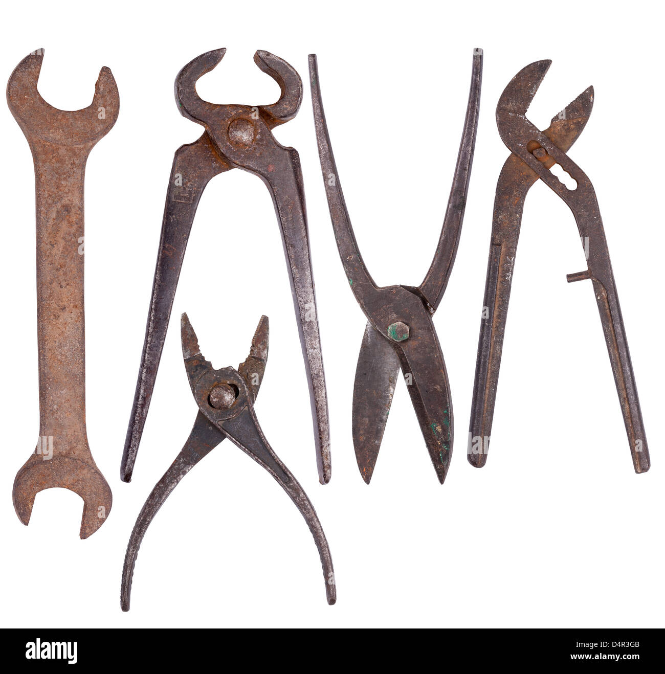Old rusty tools Stock Photo - Alamy