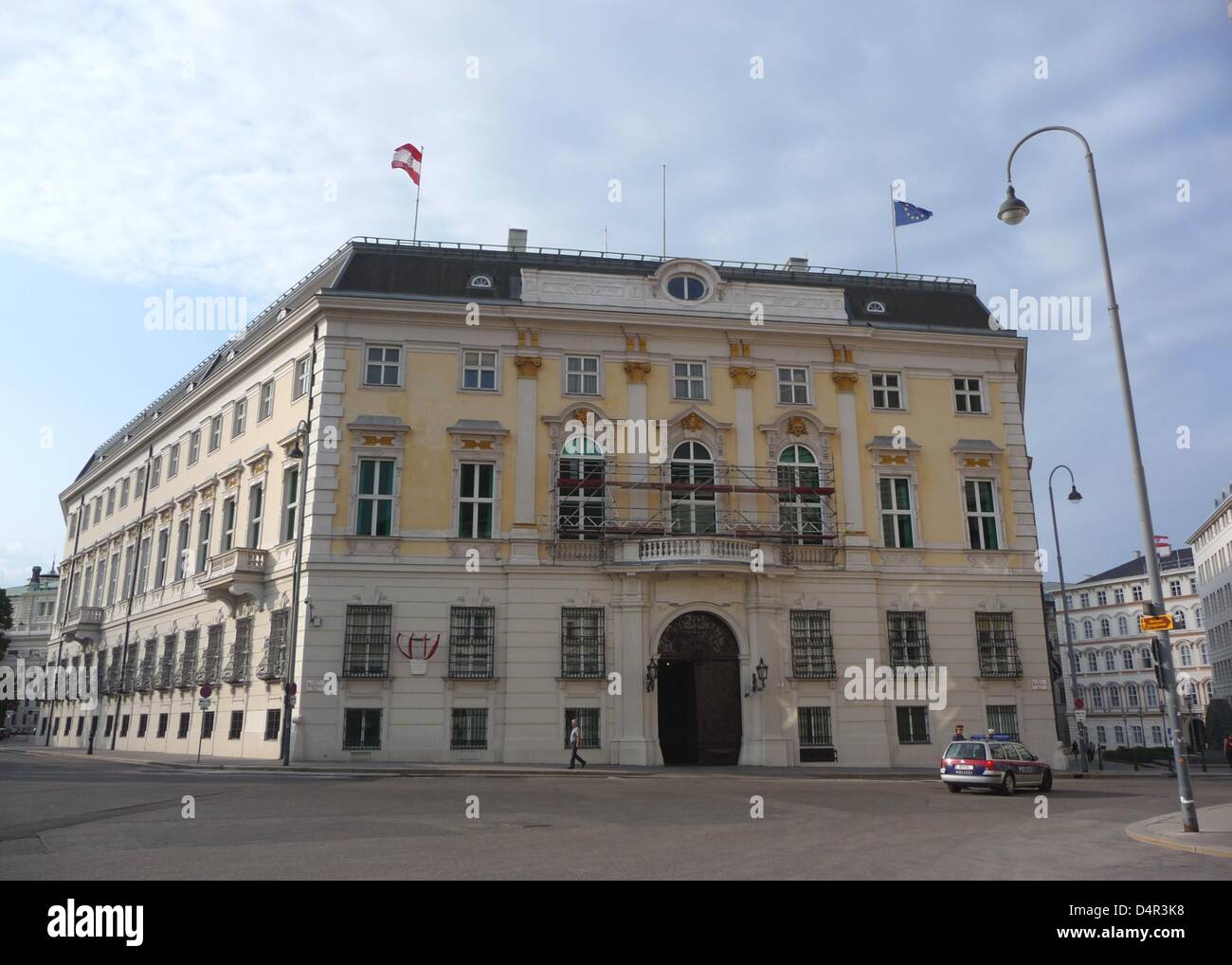 The Federal Chancellery at the ?Ballhausplatz? in Vienna, Austria, 05 ...
