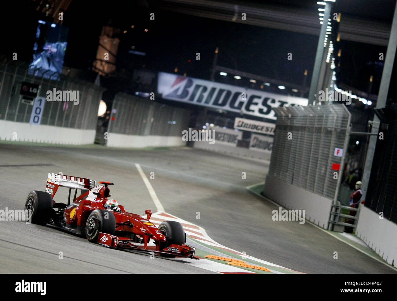 Italian Formula One driver Giancarlo Fisichella of Scuderia Ferrari ...