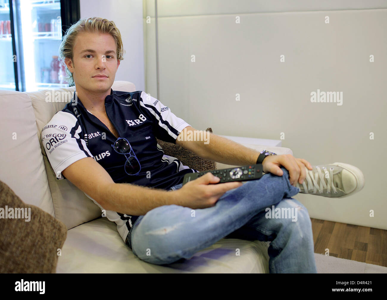 F1 motorhome hi-res stock photography and images - Alamy