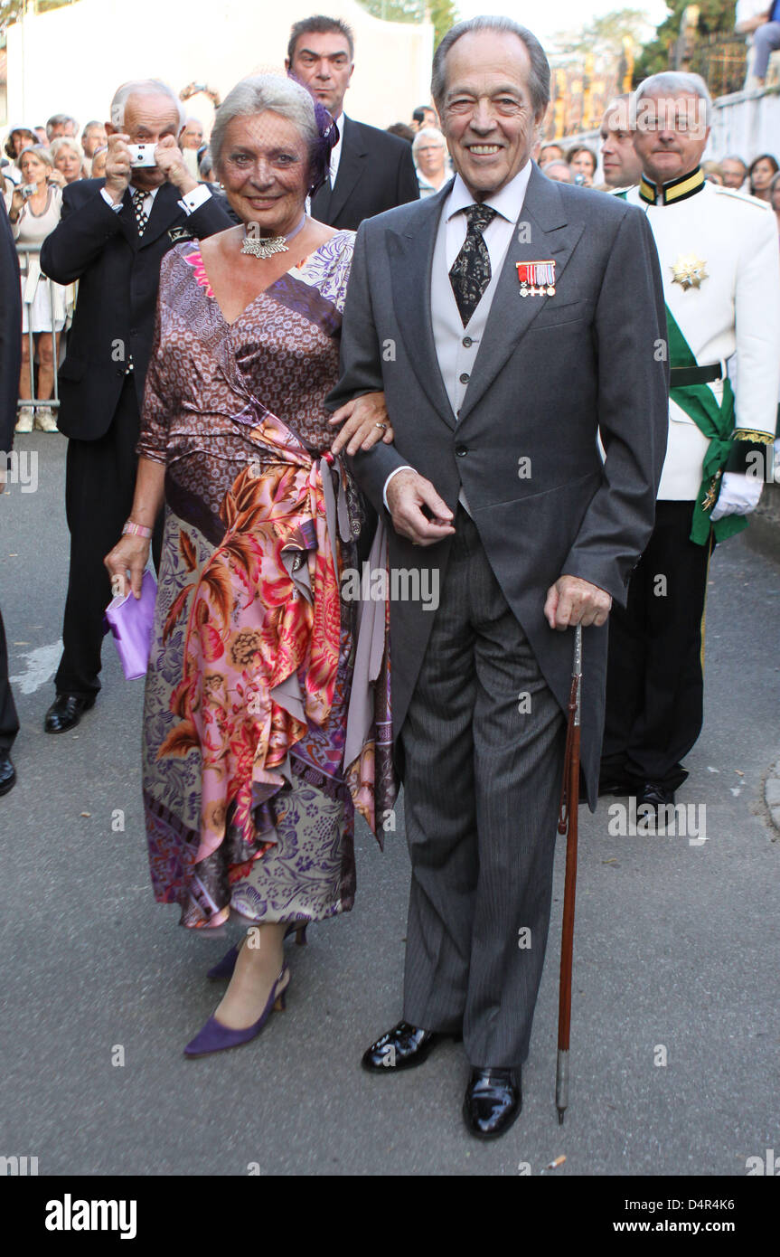 Prince Henri d?Orleans (76) and Spanish Princess Micaela Cousino ...