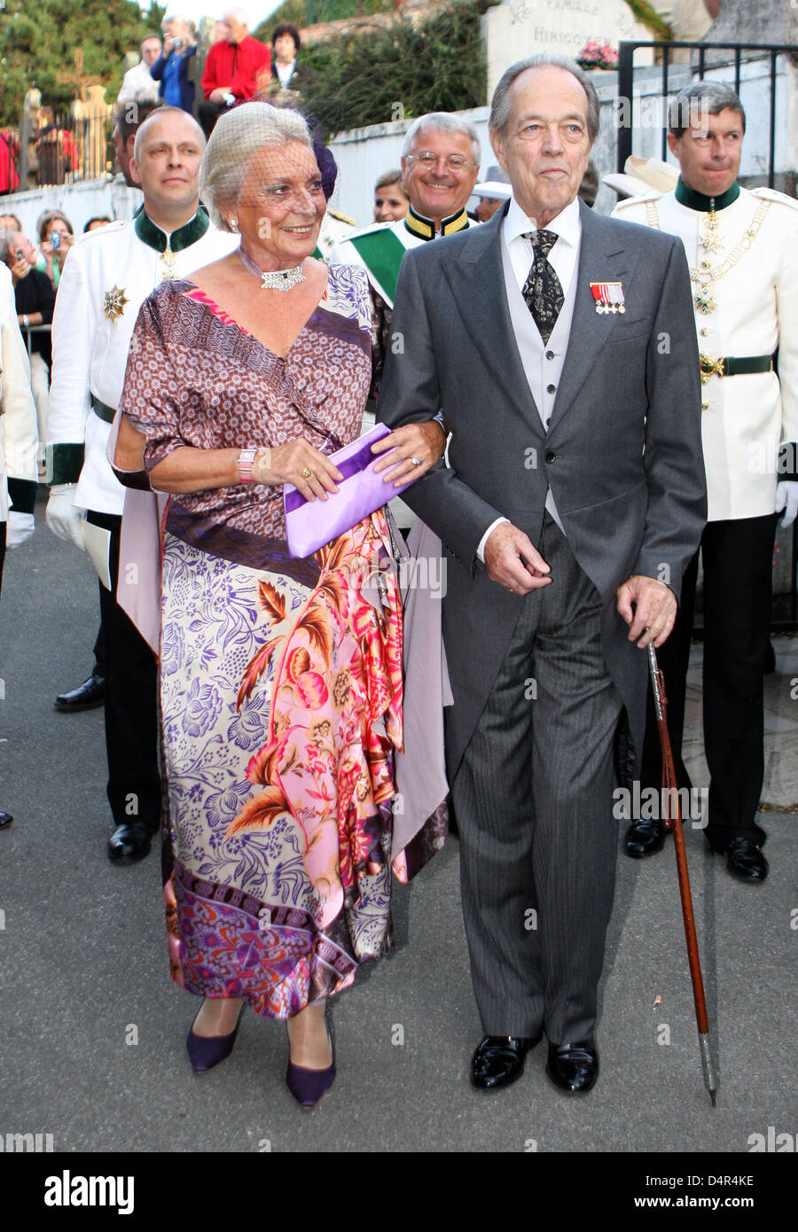 Prince Henri d?Orleans (76) and Spanish Princess Micaela Cousino ...