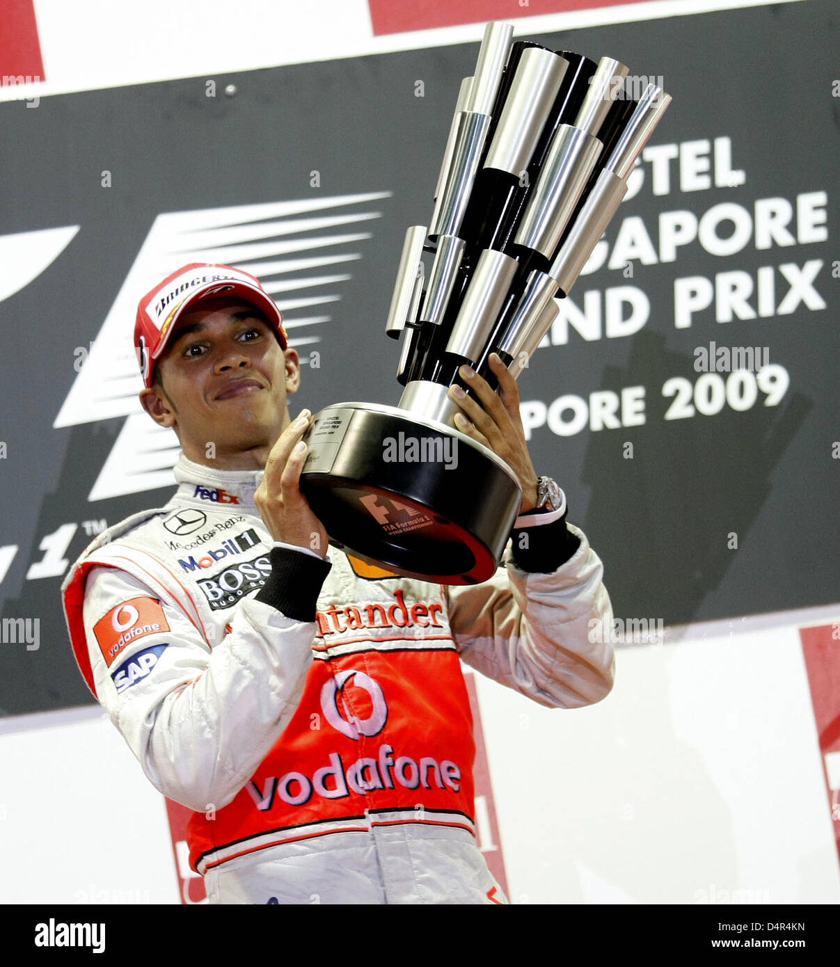 British Formula One driver Lewis Hamilton of McLaren Mercedes ...