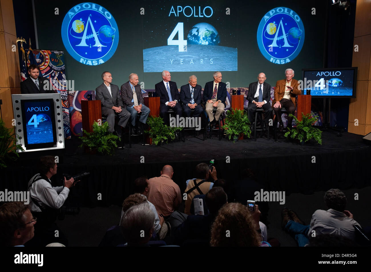 Apollo 40th Anniversary Press Conference (200907200001HQ Stock Photo ...