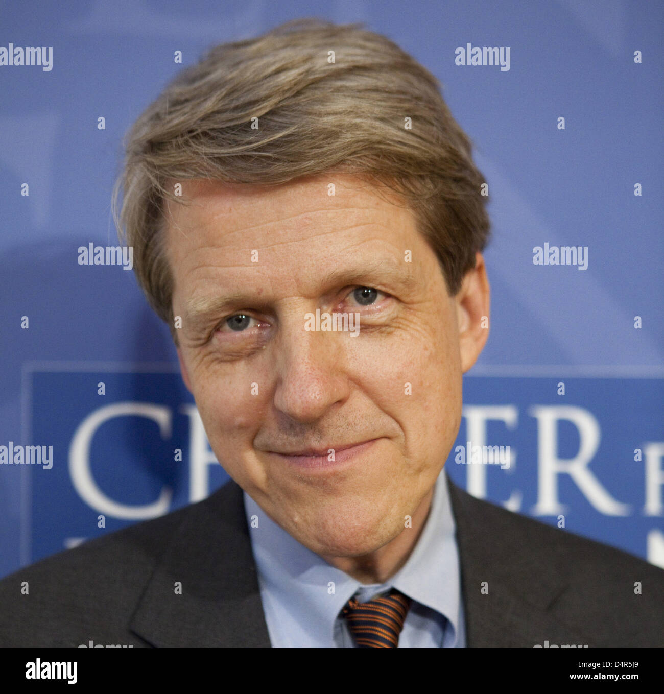 US economist Robert Shiller pictured at the Goethe University in ...