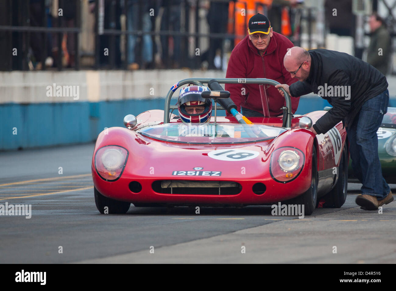 17.03.2013 Donington Park Derby England. Historic Sports Car Club 80th ...