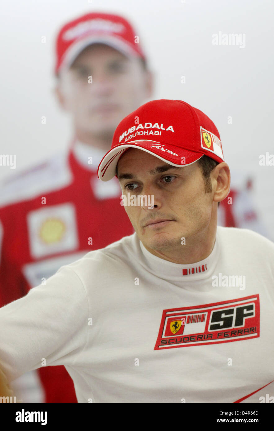 Italian Formula One driver Giancarlo Fisichella of Scuderia Ferrari ...