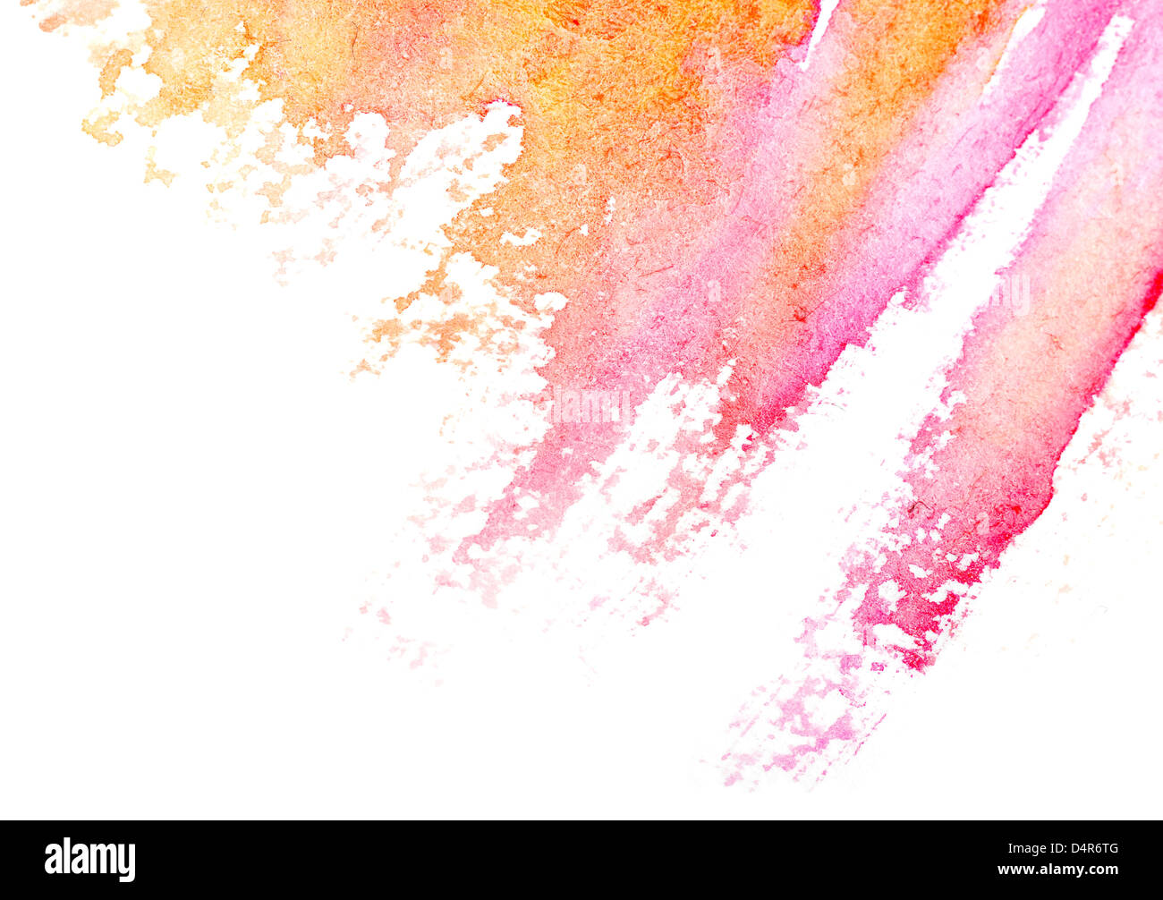 Abstract watercolor art hand paint on white background Stock Photo - Alamy