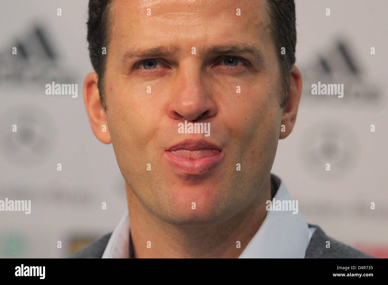 Oliver Bierhoff, manager of the German national soccer team, pictured ...
