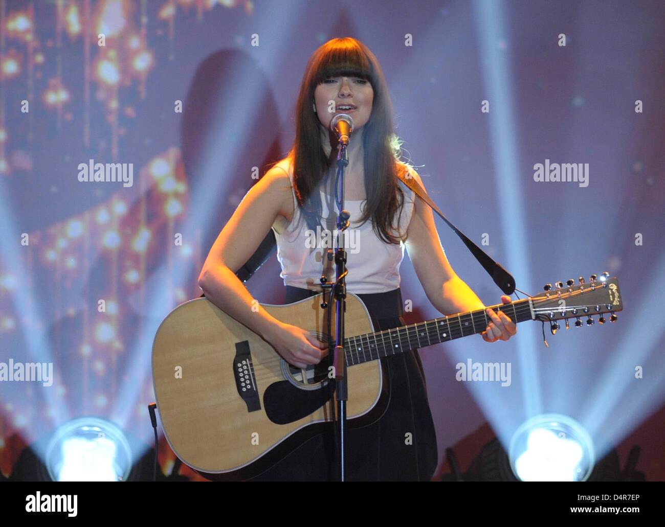 Norwegian singer Marit Larsen performs on stage during the ?Tribute to ...