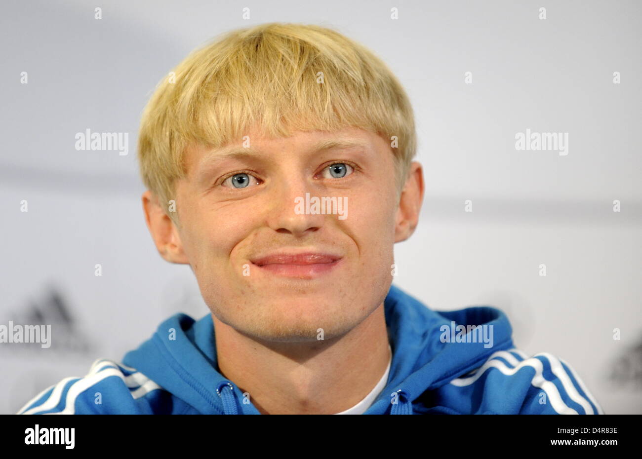 Andreas Beck, defender of Germany?s national soccer team, attends a ...