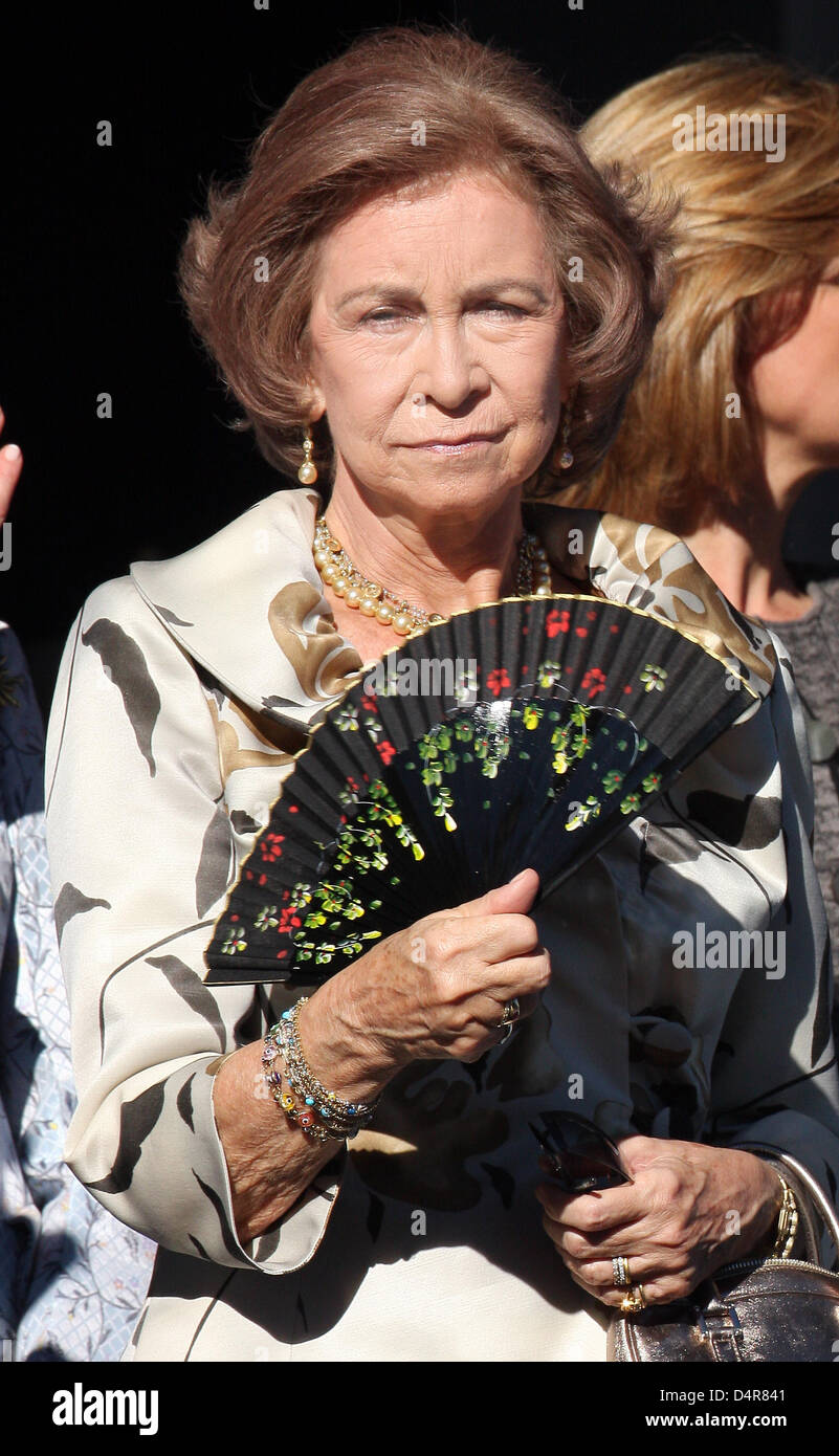 Spanish Queen Sofia attends the celebrations marking the Spanish ...