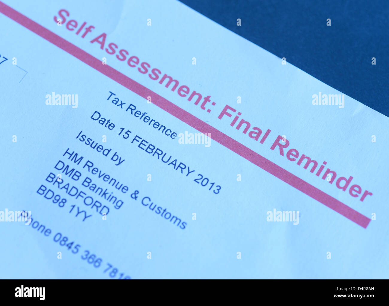 Hm customs tax filling hi-res stock photography and images - Alamy