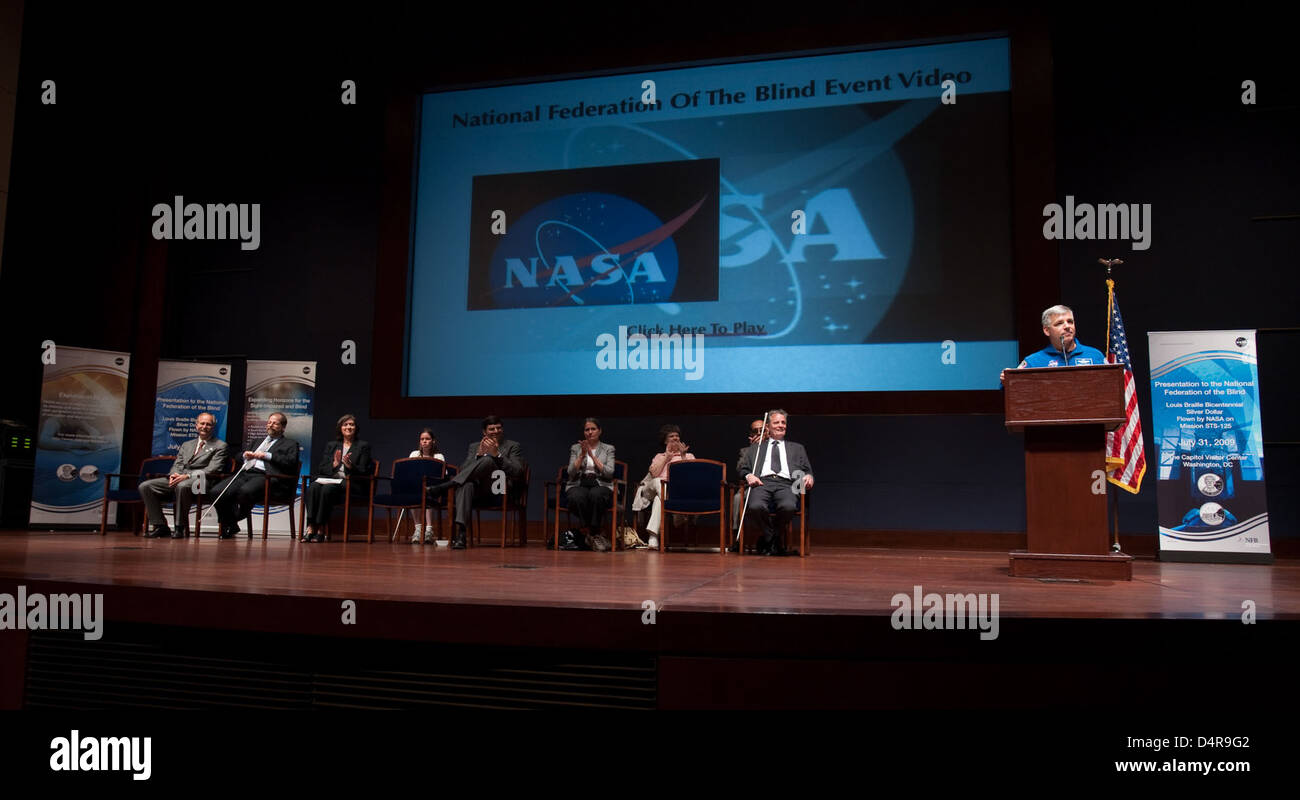 The National Federation of the Blind unveils a Braille coin at the ...