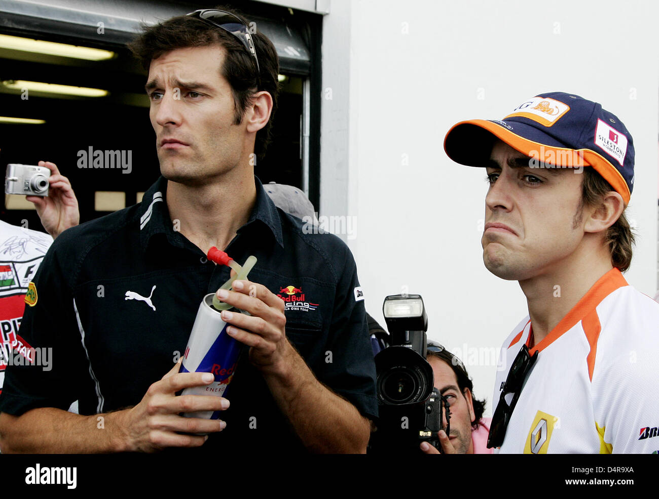 Mark webber fernando alonso the hungarian formula grand prix budapest ...