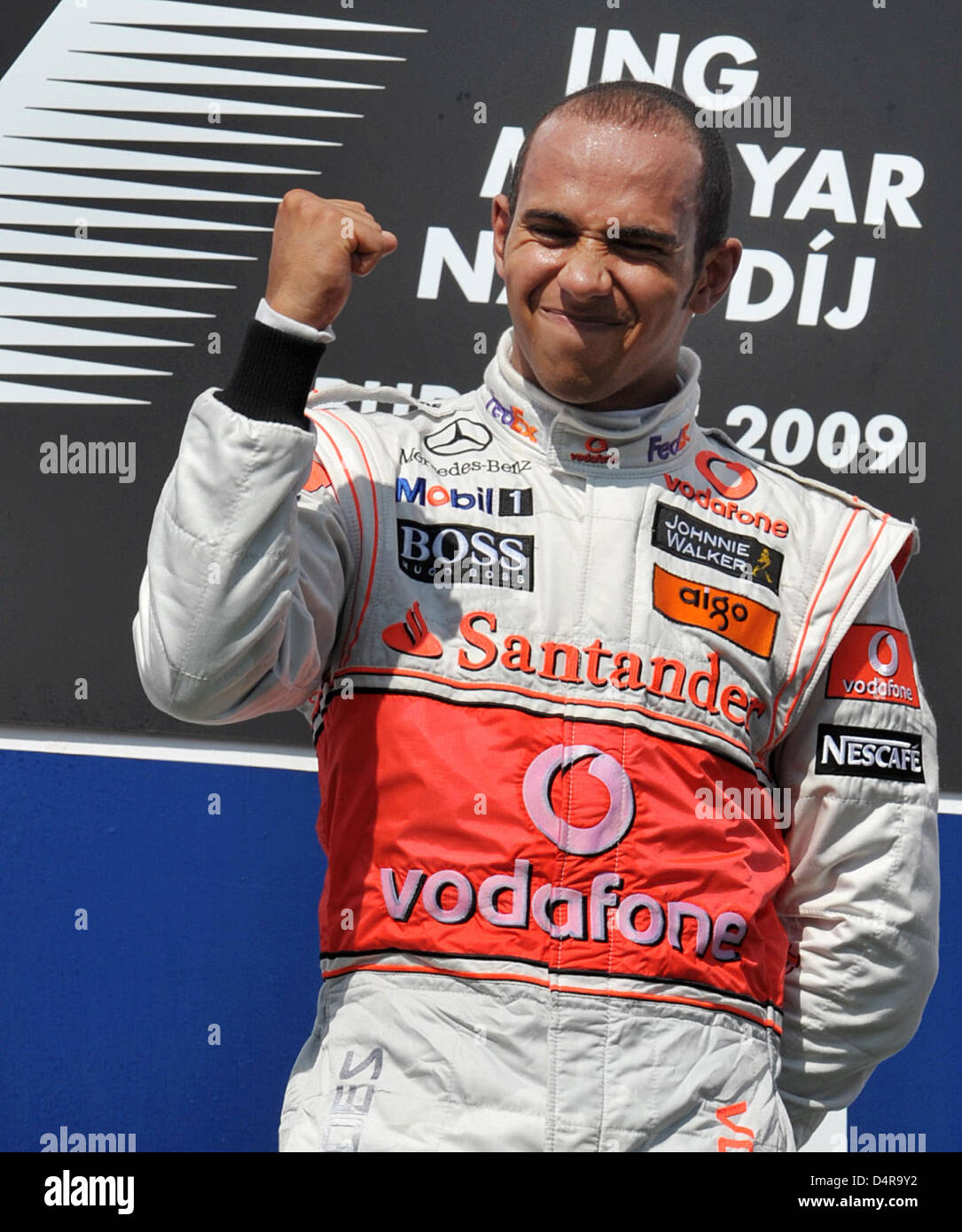 British Formula One driver Lewis Hamilton of McLaren Mercedes ...