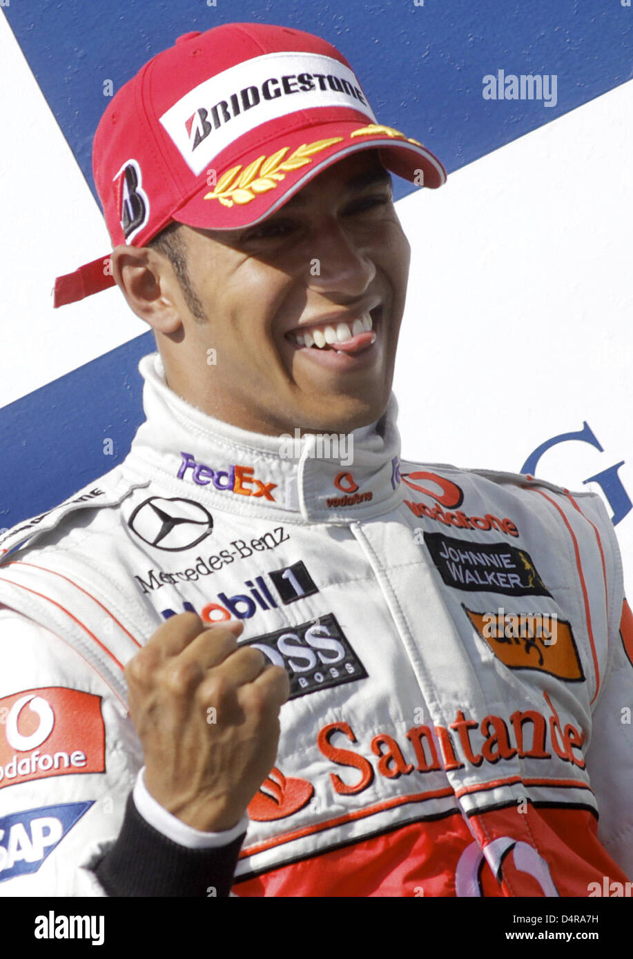 British Formula One driver Lewis Hamilton of McLaren Mercedes ...