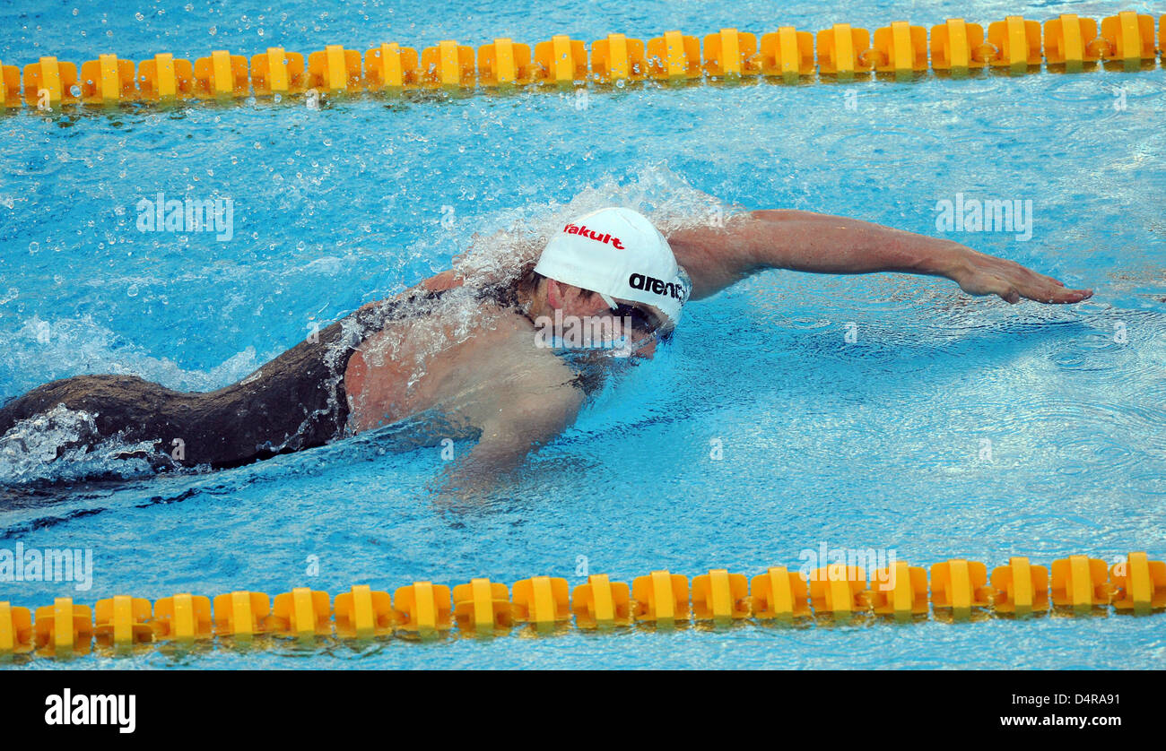 German Paul Biedermann competes in the semi-finals of the men?s 200m ...