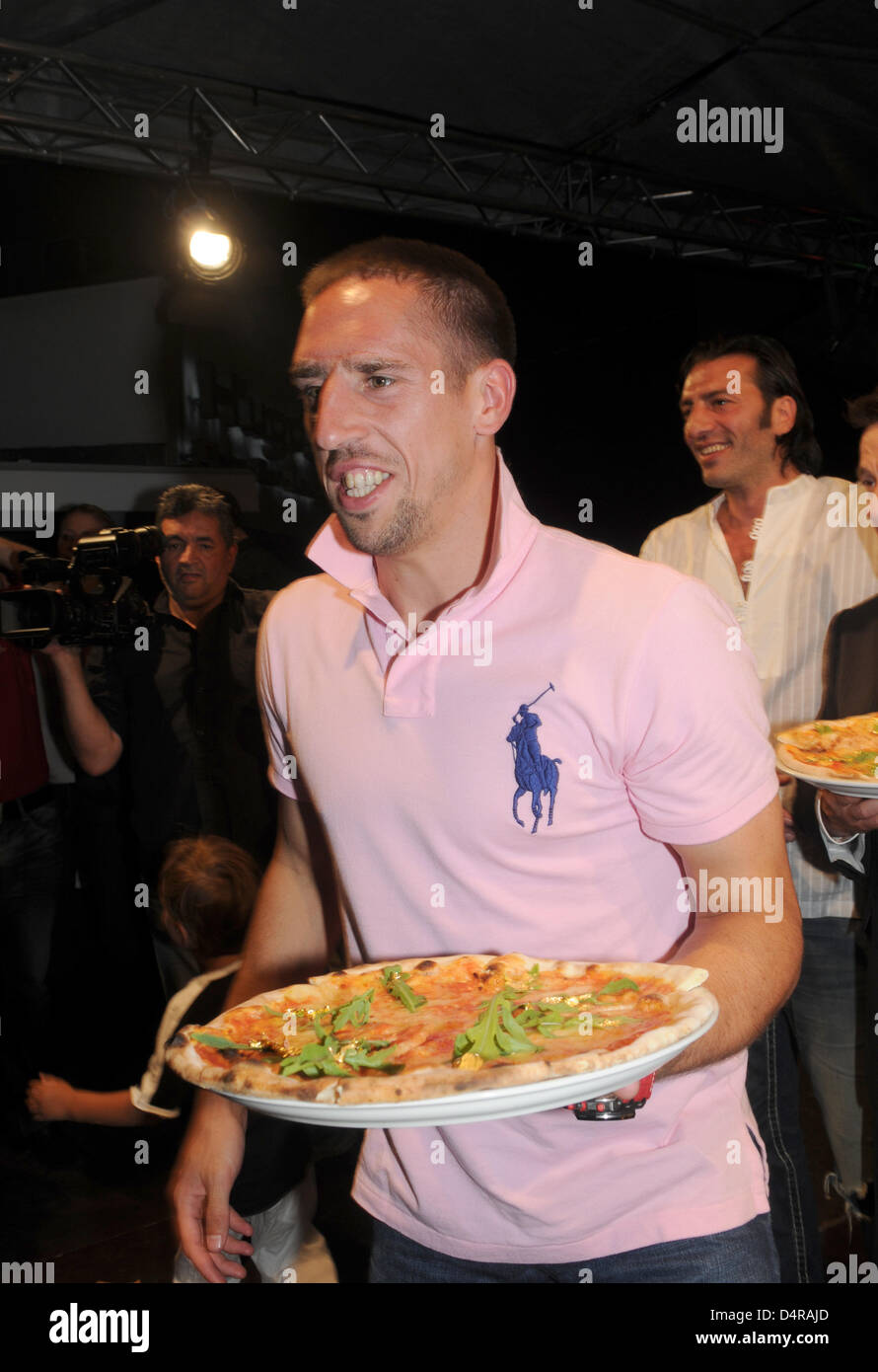 Soccer player Franck Ribery of German Bundesliga club FC Bayern Munich ...
