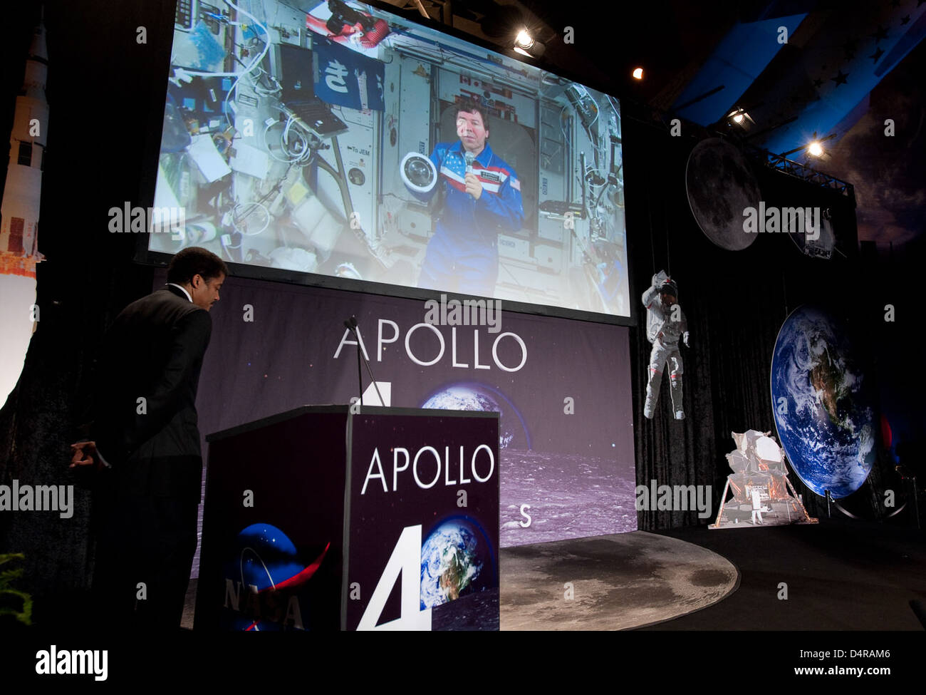 The 40th anniversary of the Apollo mission was celebrated at the National Air and Space Museum ...