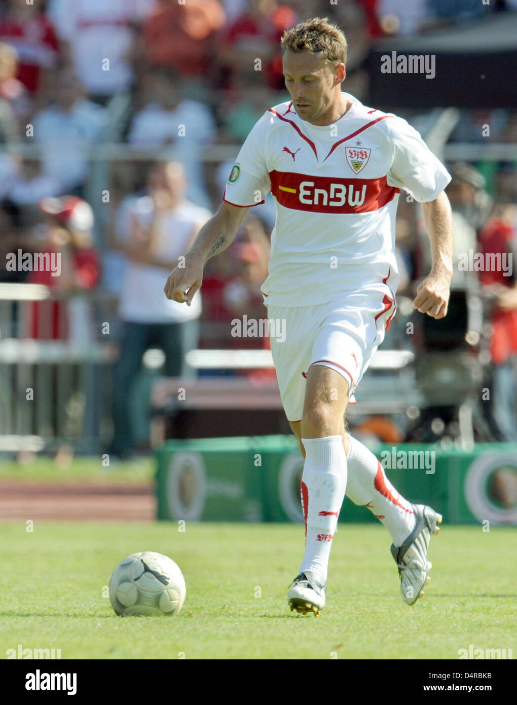 Stuttgart?s Czech Jan Simak shown in action during the DFB Cup first ...