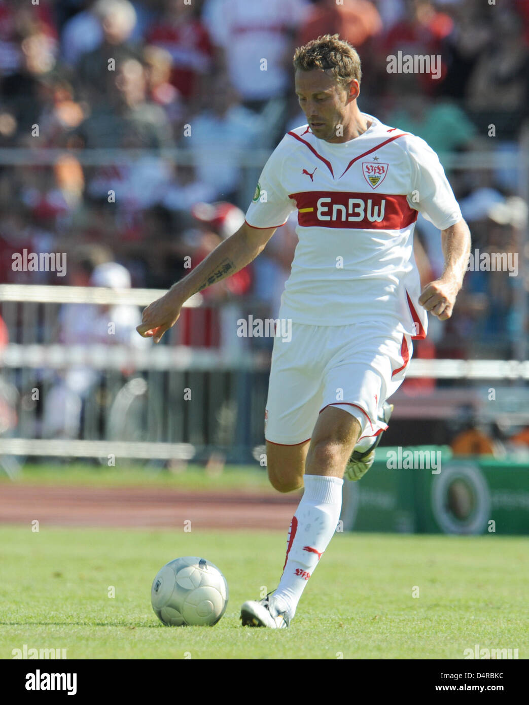 Stuttgart?s Czech Jan Simak shown in action during the DFB Cup first ...