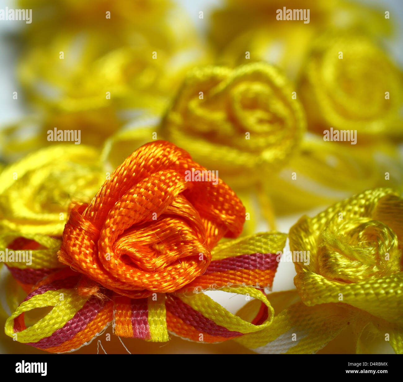 Ribbon flower hi-res stock photography and images - Alamy